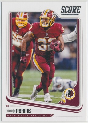 Samaje Perine - Washington Commanders - 2018 Panini Score Football ...