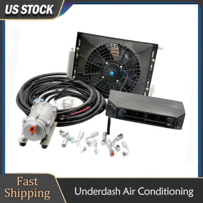 12V Universal Electric Underdash Air Conditioner Auto Car A/C Kit Only ...