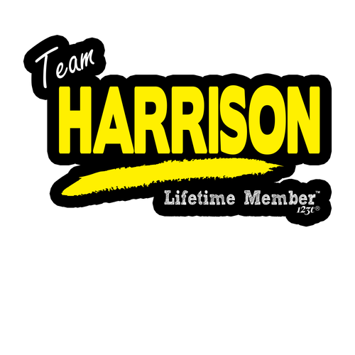 2 x Car Stickers harrison V1 LIFETIME MEMBER Decal Truck Bumper Window ...