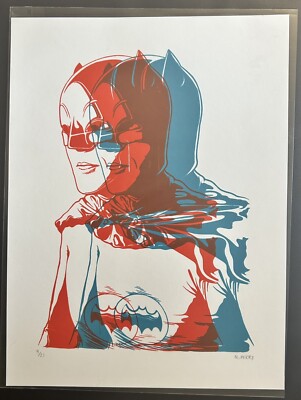 Double Batman 2014 Nick Perry Limited Edition Signed Art Print | eBay