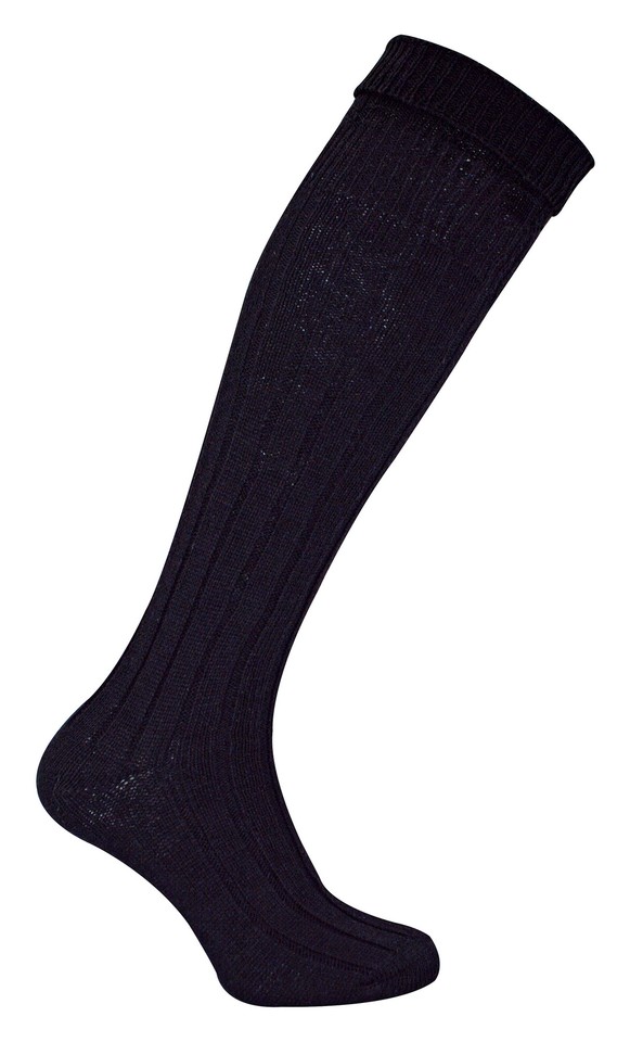 Mens Warm Knee High Wool Kilt Socks | Breathable Outdoor Long Boot Socks | eBay UK