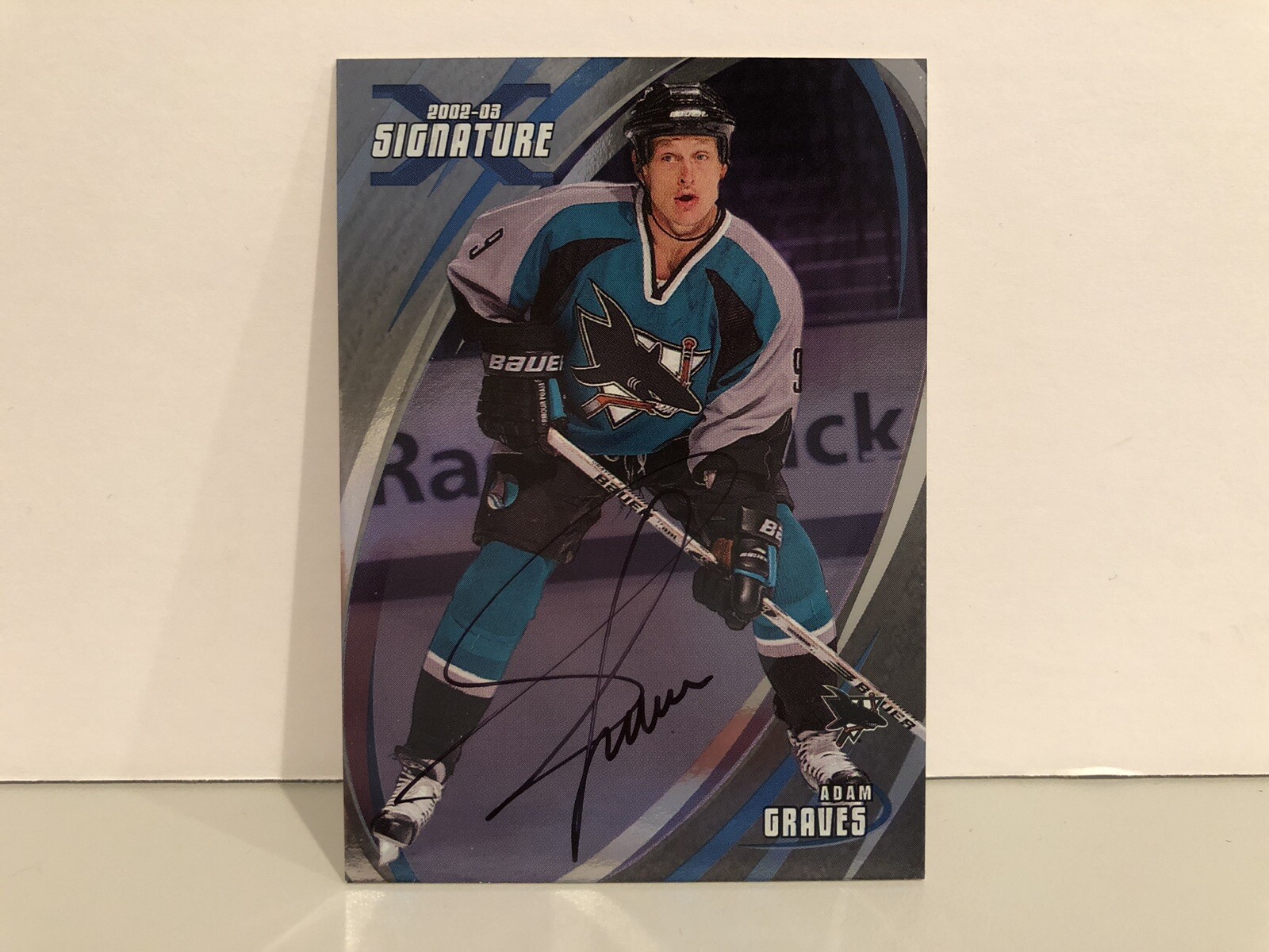 2002 In the Game Be A Player Signature Series #090 Adam Graves Auto ...