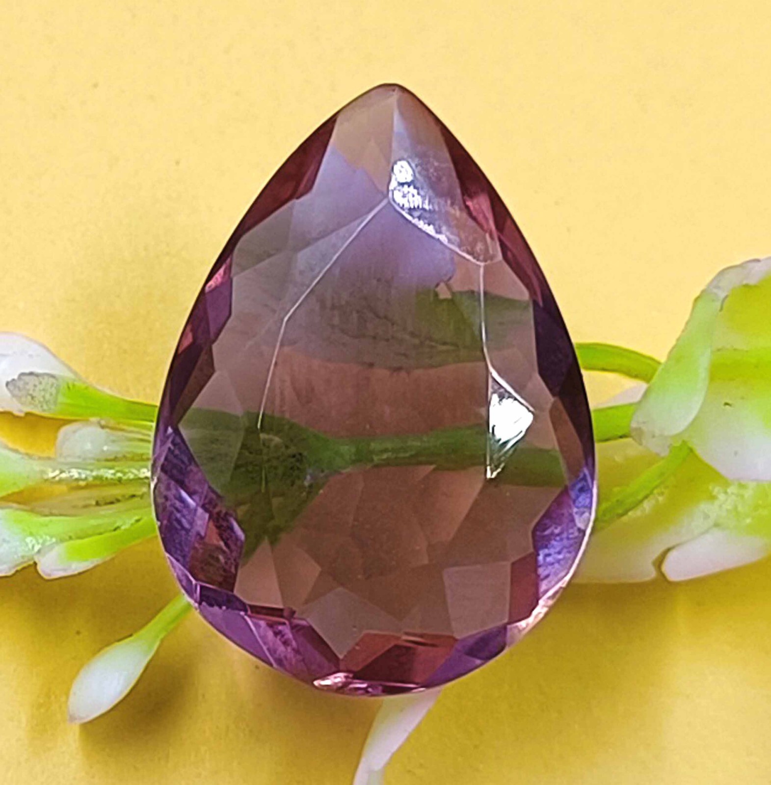 Russian Pear Alexandrite Natural 8.99 Ct Natural IGL Color Changing ...