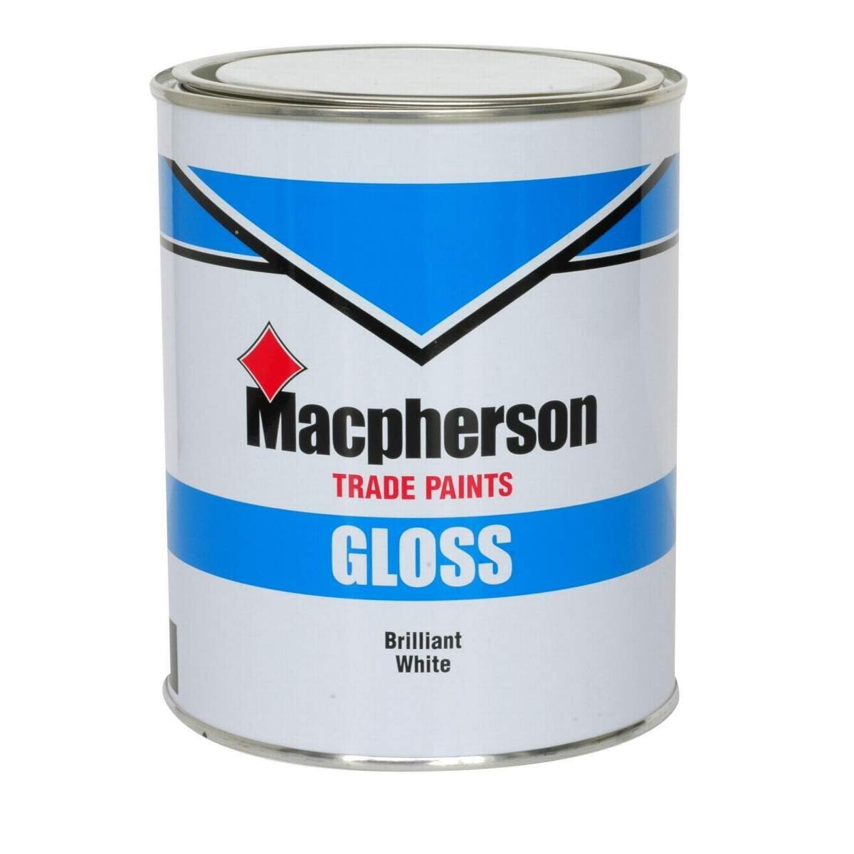 Macpherson Gloss Paint Brilliant White or Black 1L or 2.5L Interior ...