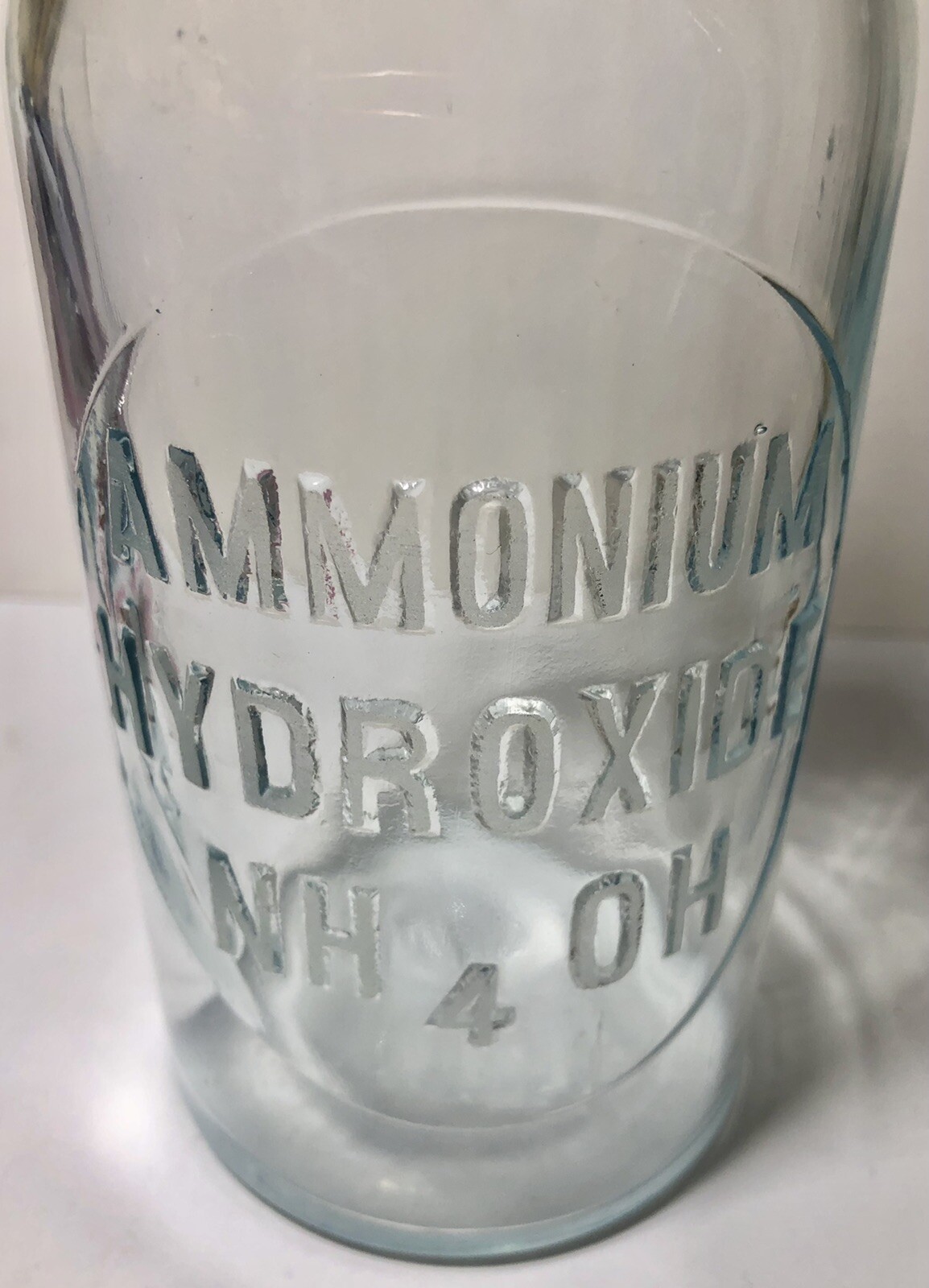 Glass 500 ml TCW Lab Bottle Labeled Ammonium Hydroxide NH4OH | eBay