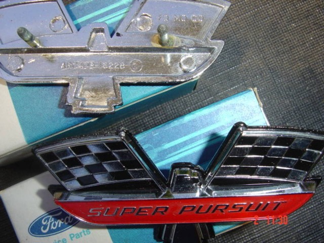 Super Pursuit Front Guard Badge for Ford Fairmont XP XR XM XY Falcon ...