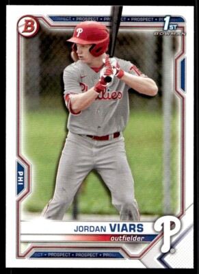 2021 Bowman Draft Jordan Viars G555 Philadelphia Phillies #BD-132 | eBay