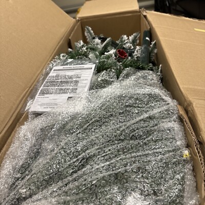 National Tree Company Tree W/350 Clear Lights Feel Real Everest Fir 6-1 ...