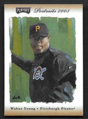 2003 Playoff Portraits Bronze #134 Walter Young Pittsburgh Pirates /100 ...