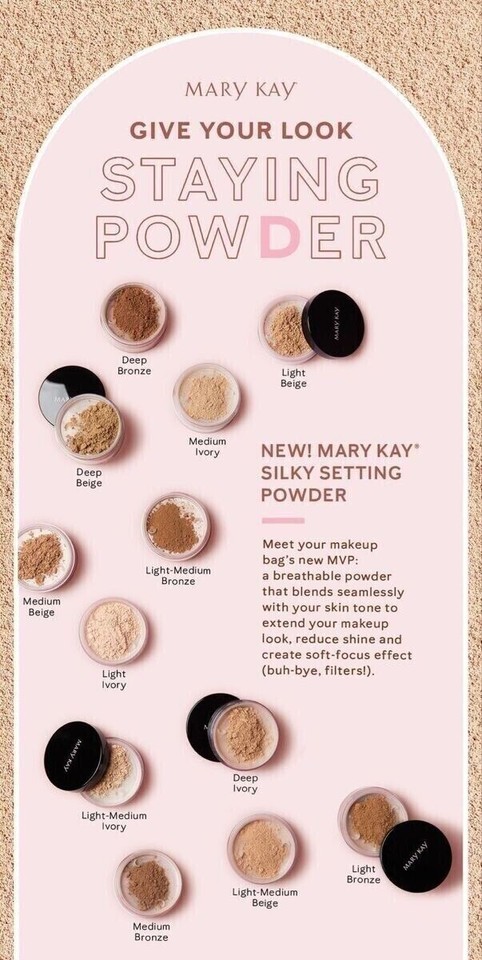 MARY KAY Silky Setting Loose Powder Full Size - .28 Oz - Choose Your ...