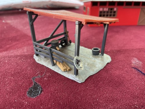 train railroad hobby ho scale 2 buildings and a shed | eBay