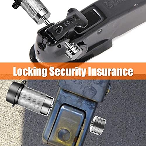 Trailer Coupler Lock 1/4" Dia 2-1/2" Span Trailer Tongue Lock Fits ...