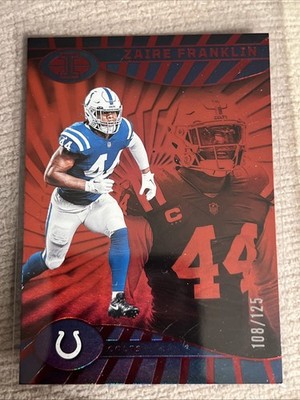 2024 Illusions Zaire Franklin #38 Red /125 Colts Serial Numbered🔥 | eBay