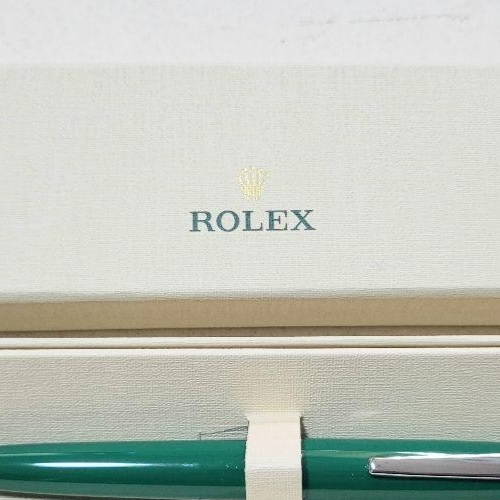 Rolex VIP Ballpoint Pen with box VIP RARE Novelty Collectible Pen Green ...