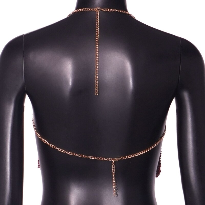 Women s Party Chain Body Crop Top Camisole Suitable for Different ...