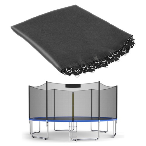 High-Elastic Trampoline Mat Fit 10ft Frame w/54 V-Hooks Using 5.5 ...