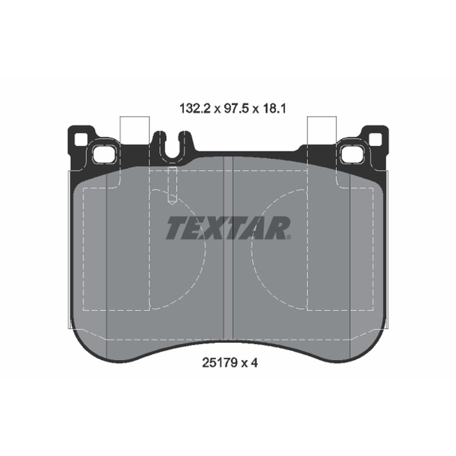 Genuine OE Textar Front Brake Pads Set - 2517901 | eBay