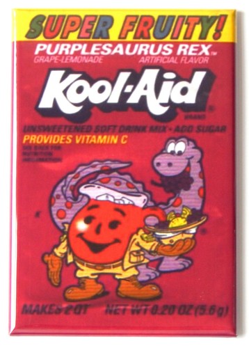 Purplesaurus Rex Fruit Punch FRIDGE MAGNET sign | eBay