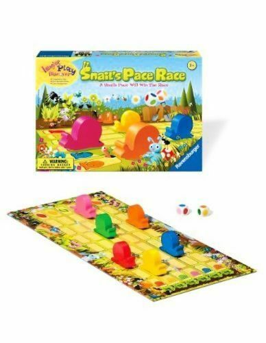 Snail's Pace Race Board Game 6 Snails Parts Only Ravensburger H5 for ...