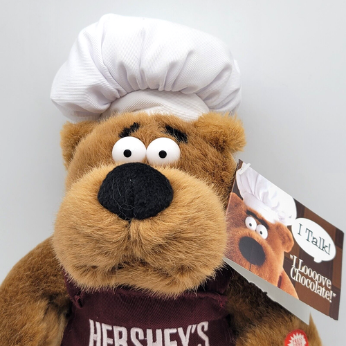 I Love Chocolate Chef Sid Bear 12" Hershey's Milk Choc. My Favorite ...