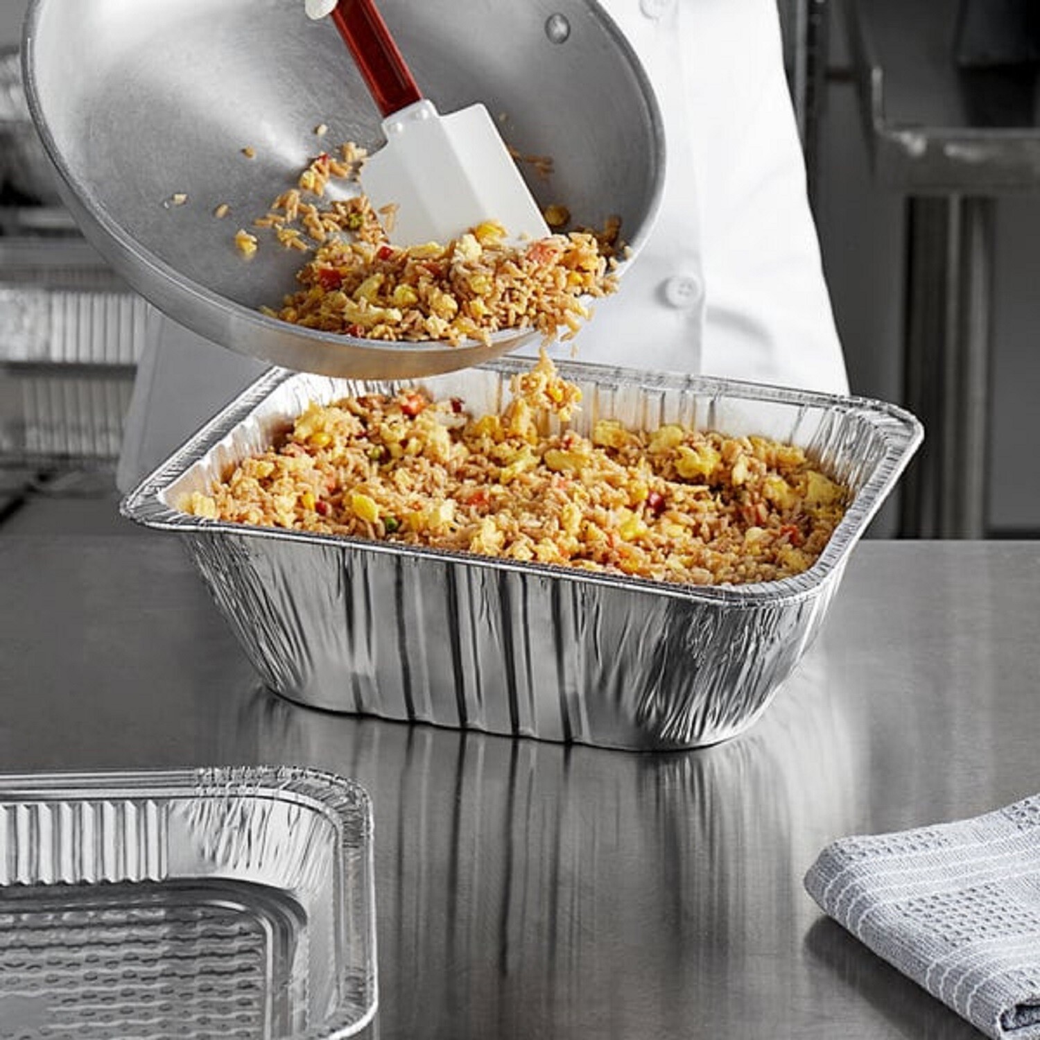 Half Size Extra Deep Aluminum Pan with No Lids L 12 2/3x W 10 1/3x D 4 ...