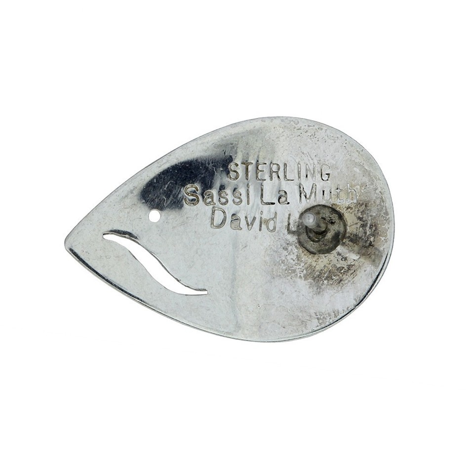 Vintage Sassi La Muth David Lee Sterling Silver Garnet Earrings SE-2568 ...