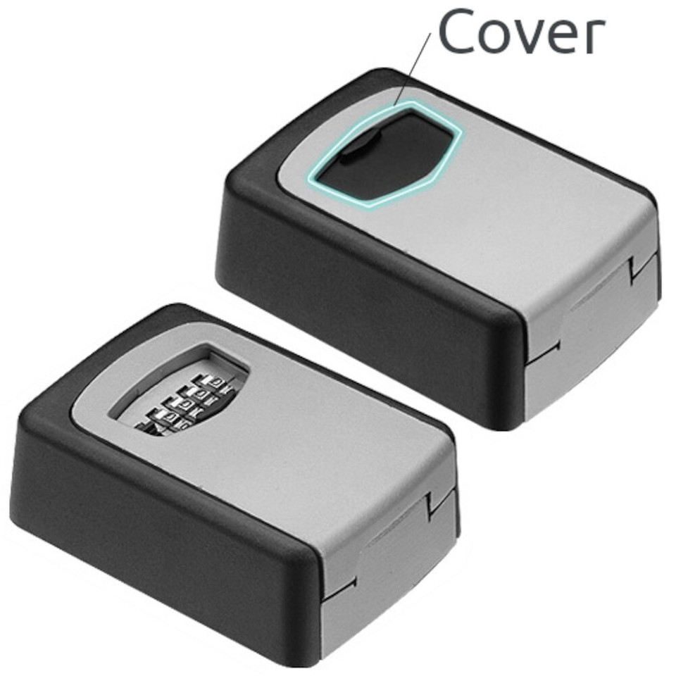 4 Digit Combination Lock Box Wall Mount Security Safe XL Large 6 Key ...