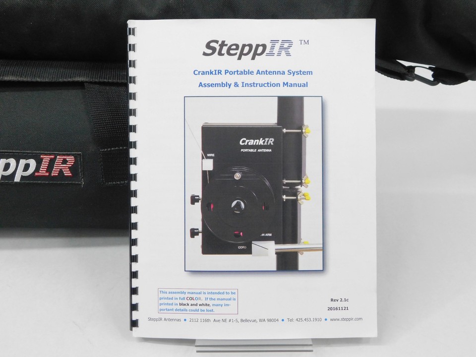 SteppIR CrankIR Portable Vertical Ham Radio HF Antenna + Tripod (little ...