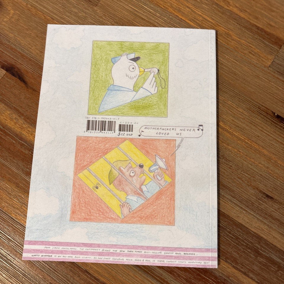 Worst Behaviour by Simon Hanselmann 2015 Megg Mogg Owl Pigeon Press ...