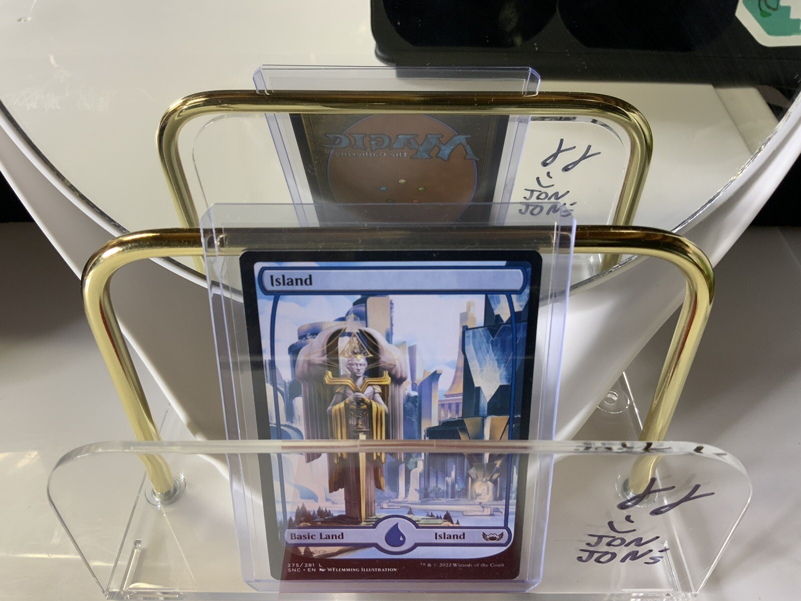 MTG Streets of New Capenna FULL ART L Island #275 Art Deco Showcase | eBay