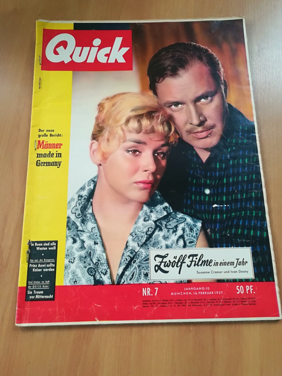 QUICK / Nr.7 / 1957 Zeitschrift / Illustrierte /Nostalgie | eBay.de
