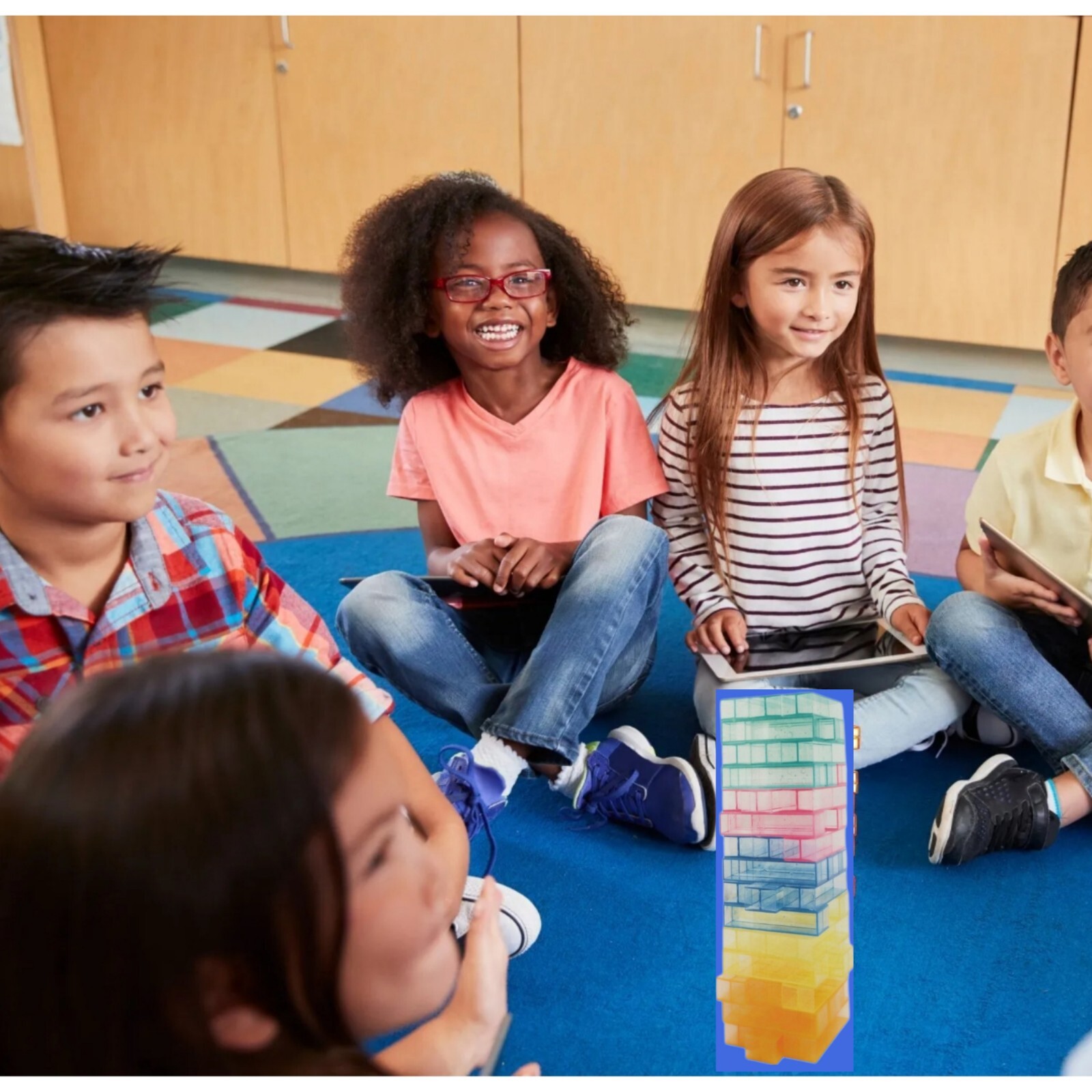 Transparent Tumble Blocks Set - Tumbling Tower Games | eBay Australia