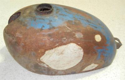 1958-1966 Matchless G2 250cc used gas petrol tank non-original blue ...