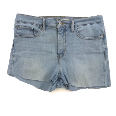 Levi’s 314 Shaping Straight High Waist Cut Off Denim Shorts Women’s ...