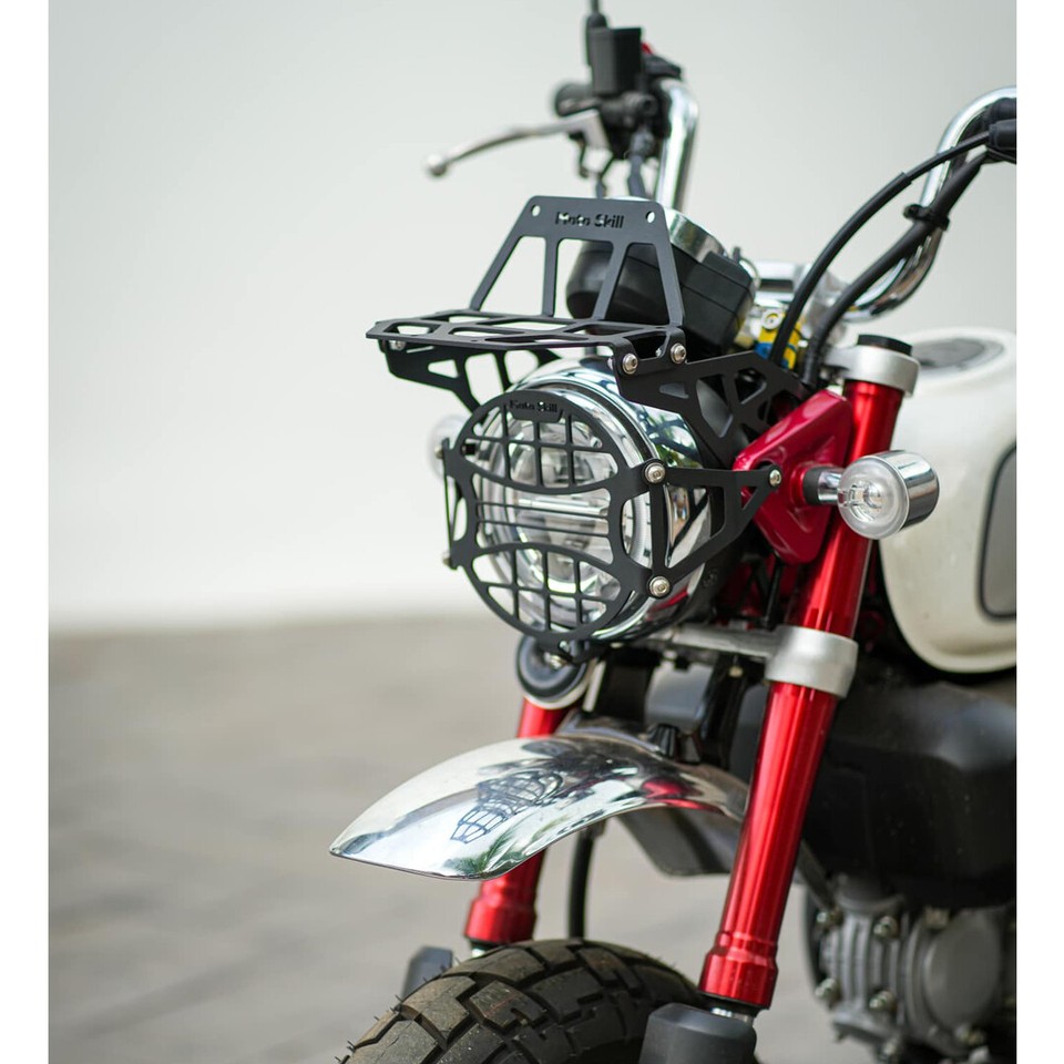 Custom Headlight Cover Motoskill Black Fit For Honda Monkey 125 Z125 ...