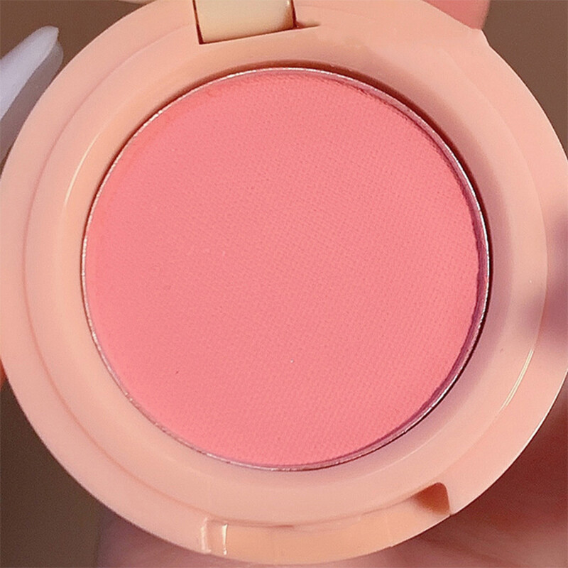 Pressed Powder Blusher Blush Compact Hot Pink Peach Mulberry Red Nude ...