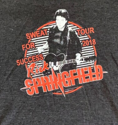 Rick Springfield T Shirt 80s Rock T Shirt Mens XL Concert T Shirt | eBay