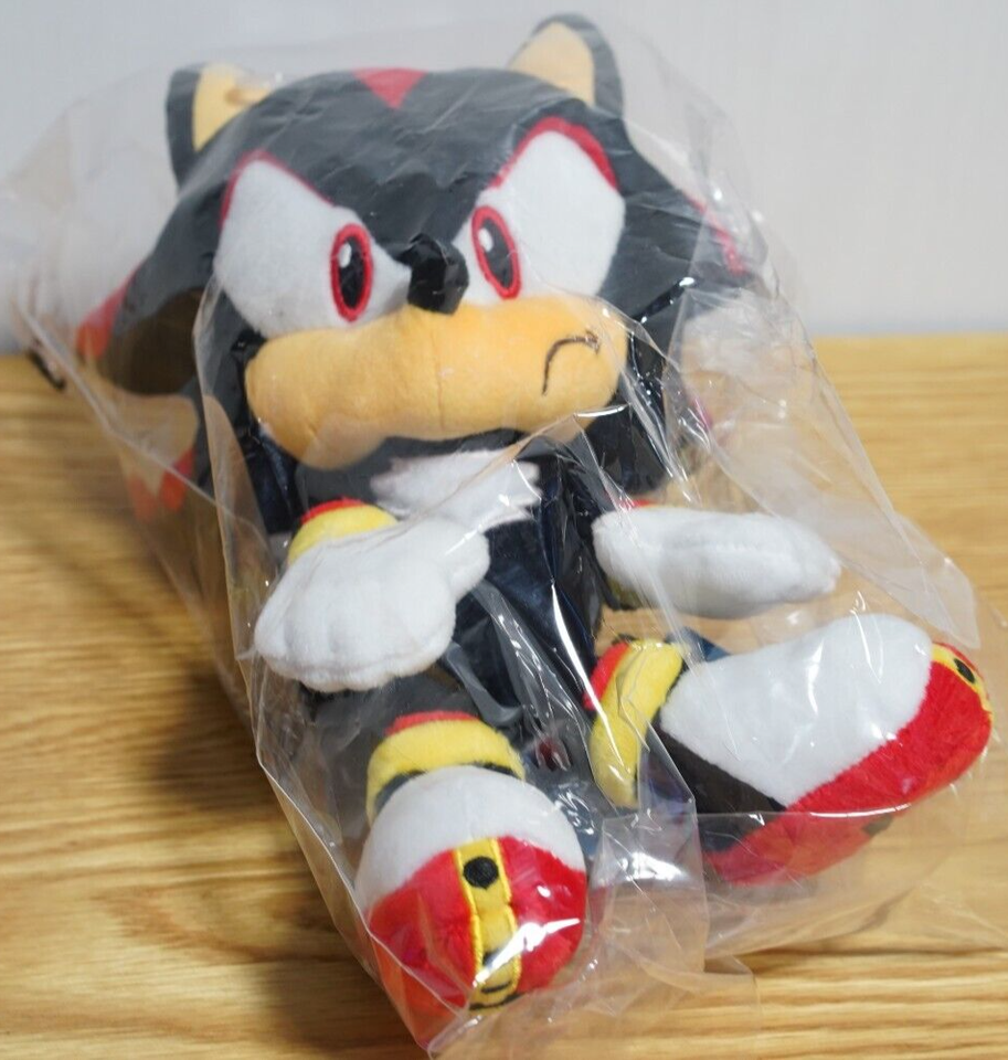 SEGA Sonic the Hedgehog SHADOW Plush Stuffed toy Doll Sanei Japan NEW ...