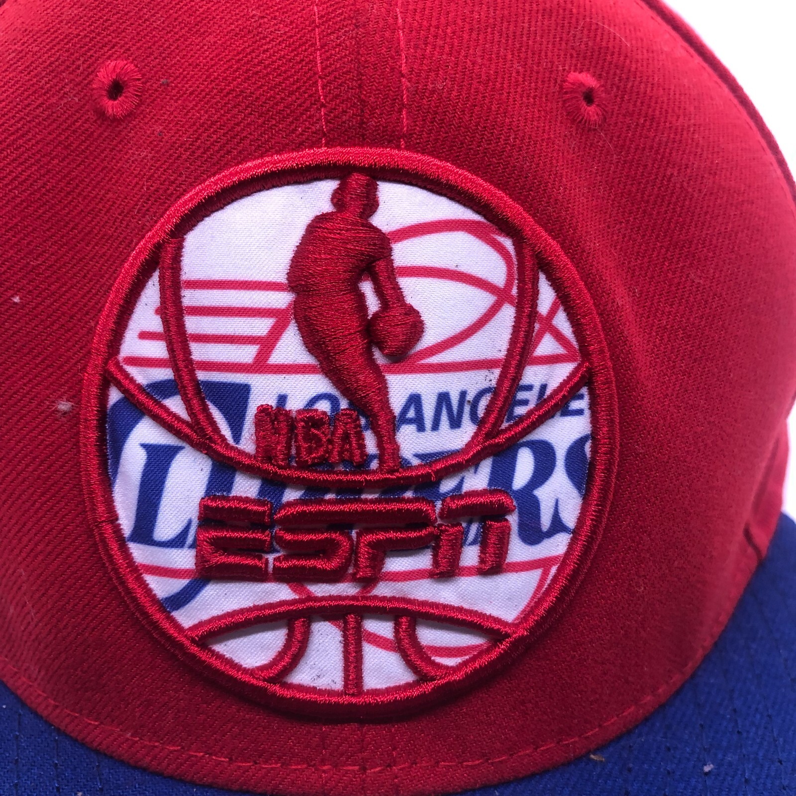New Era LA Clippers Hat Cap Mens 7 7/8 Red NBA Basketball Embroider | eBay