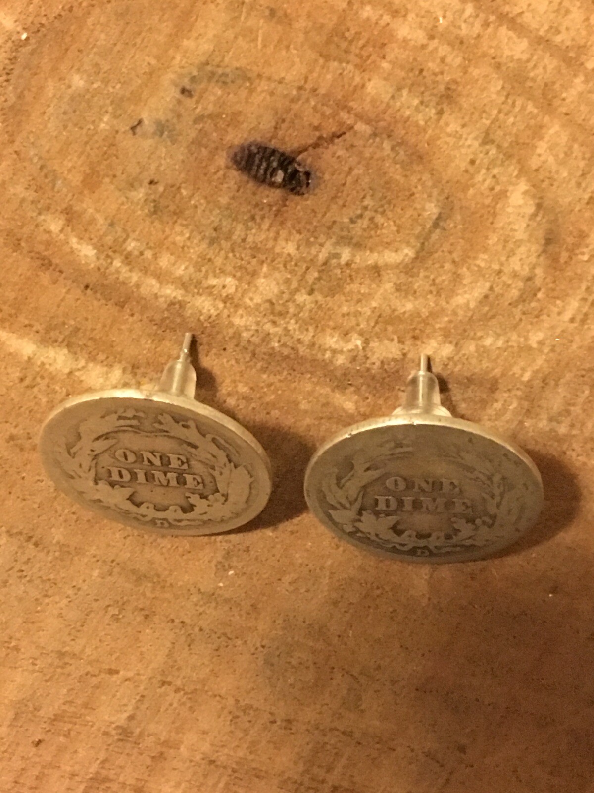 Barber DIME Reverse 90% SILVER VINTAGE Coin Jewelry Stud EARRINGS! | eBay