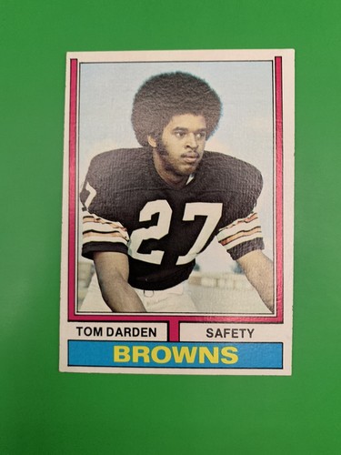 1974 Topps Thom Darden RC, UER Cleveland Browns #316 | eBay