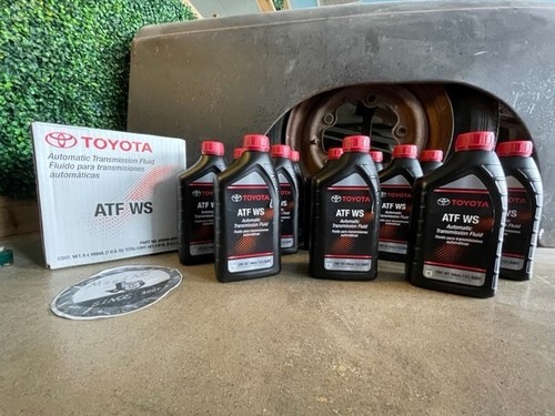 (12) Quart GENUINE TOYOTA ATF WS Automatic Transmission Oil 00289-ATFWS ...