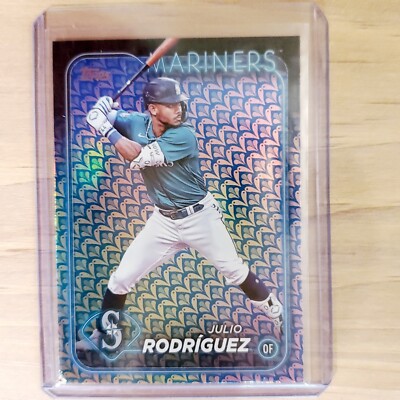 Julio Rodriguez 2024 Topps Series 1 #44 EASTER EGGS FOIL Seattle ...