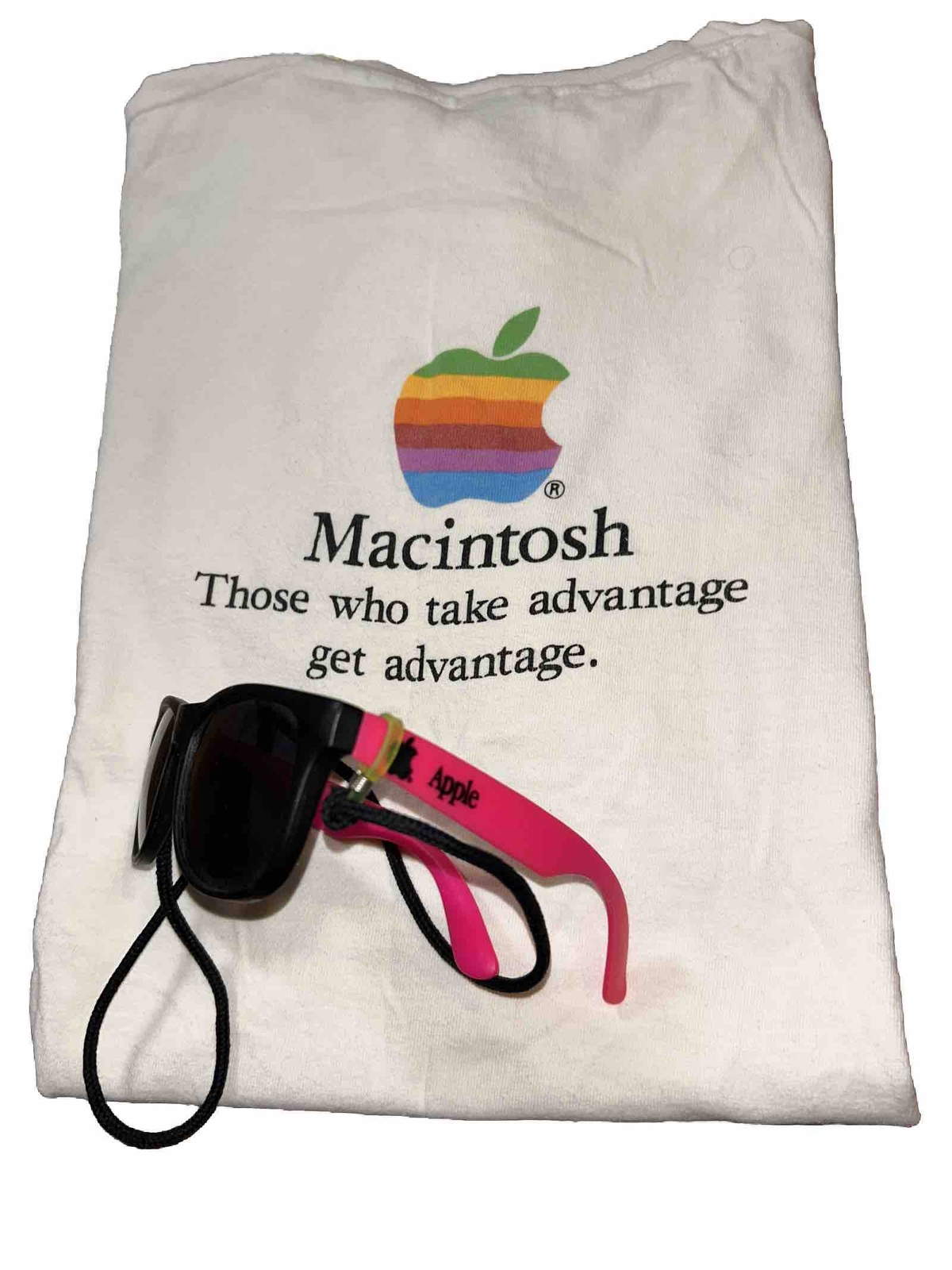 Rare Vintage 80s 90s Apple Macintosh Rainbow Logo LOT… - Gem