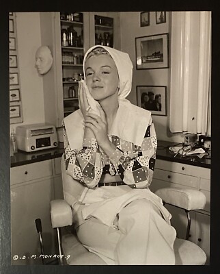 1948 Marilyn Monroe Original Photo Ed Cronenweth Makeup Session Vintage ...