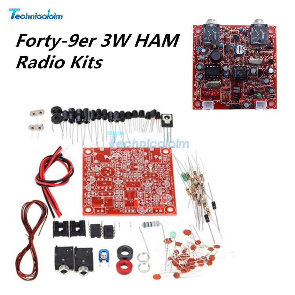 Forty-9er Kit 7.023MHz Short Wave Ham Radio Telegraph Transceiver 3W CW ...