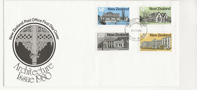 New Zealand Comm/FDC - Architecture Issue - Unaddressed - Wanganui 1980 ...