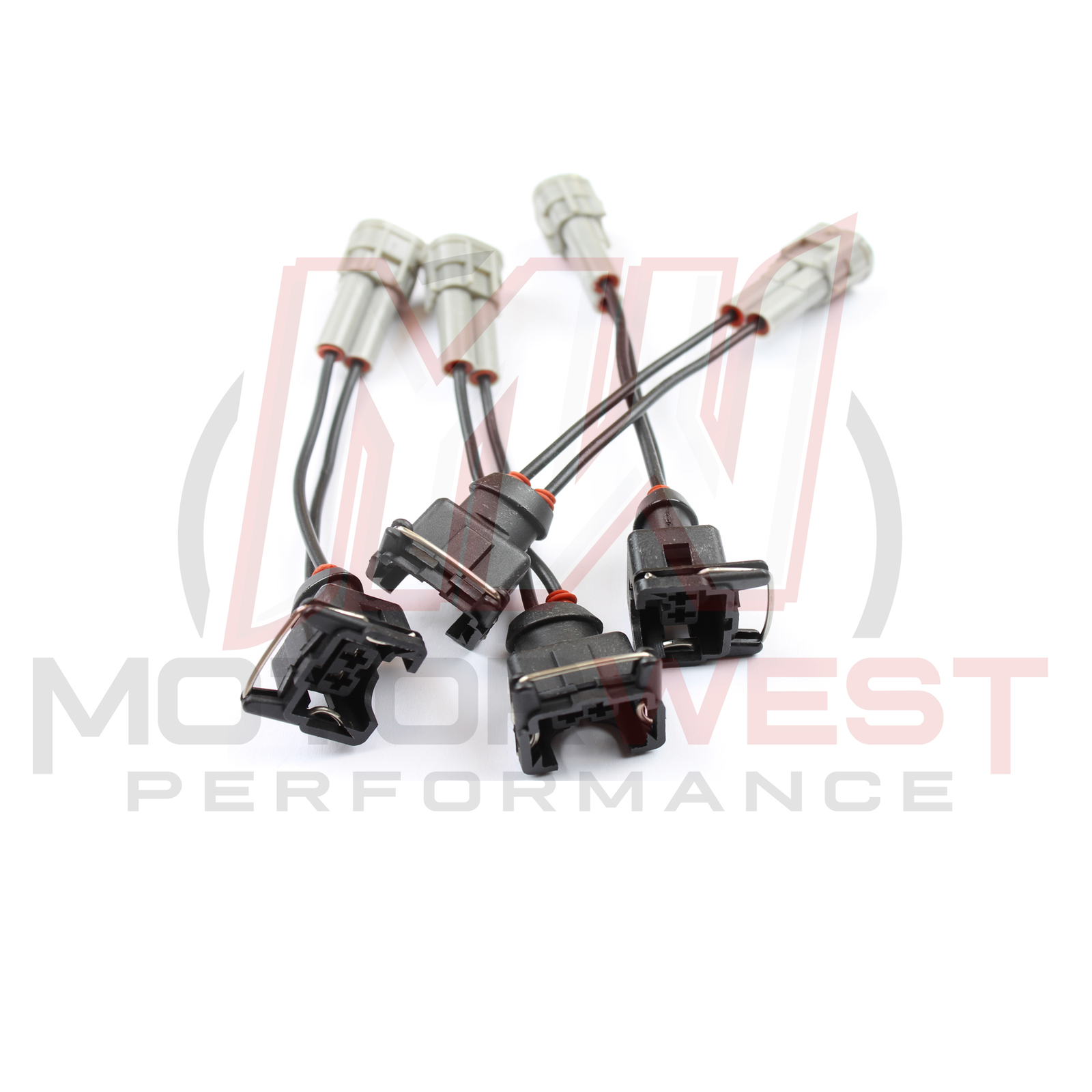 4-EV1 Female to Denso Male Fuel Injector Connector Electrical Plug Clip ...