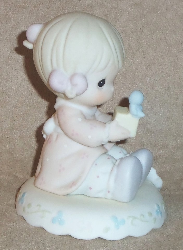 1994 Precious Moments “Growing In Grace" Age 2 Blond girl Birthday ...