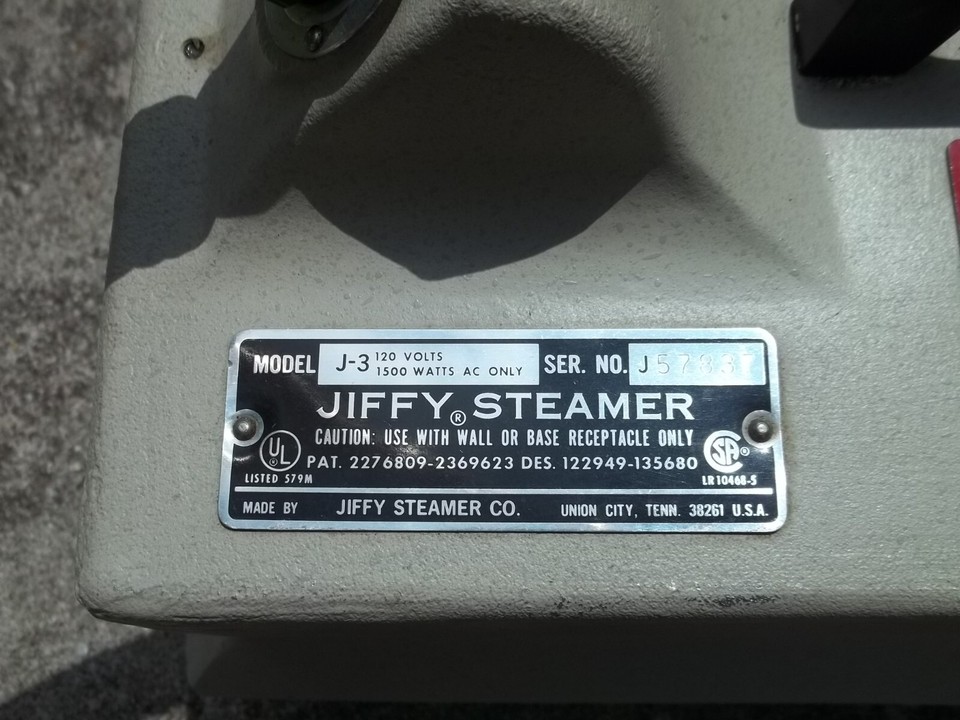 GWC Jiffy Steamer Garment Hat Steamer Model J3 J 3 SN J57837 Commercial Duty | eBay